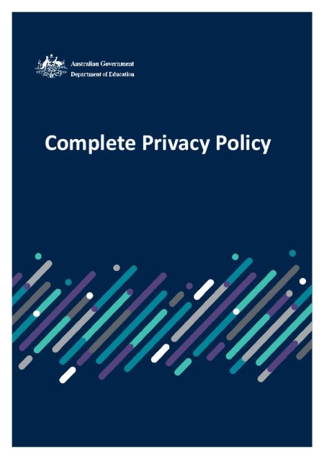 Department of Education Complete Privacy Policy - Department of ...