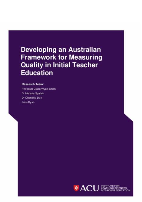 ACUILSTE - Developing an Australian framework for measuring quality in ...